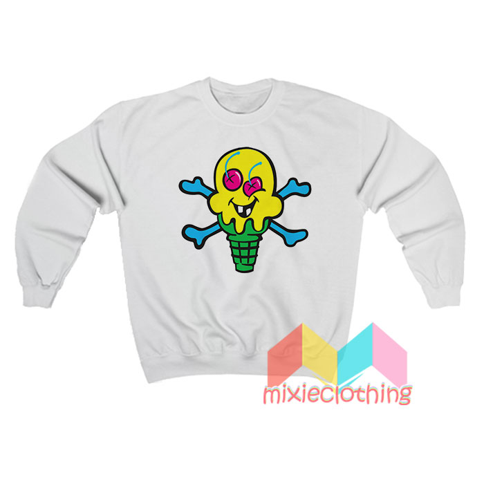 Ice Cream Skull Sweatshirt - Mixieclothing.com