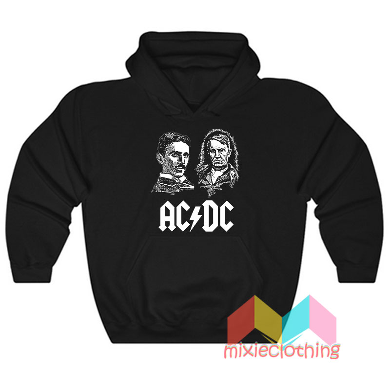 Get it now Thomas Edison Nikola Tesla ACDC T shirt - Mixieclothing.com